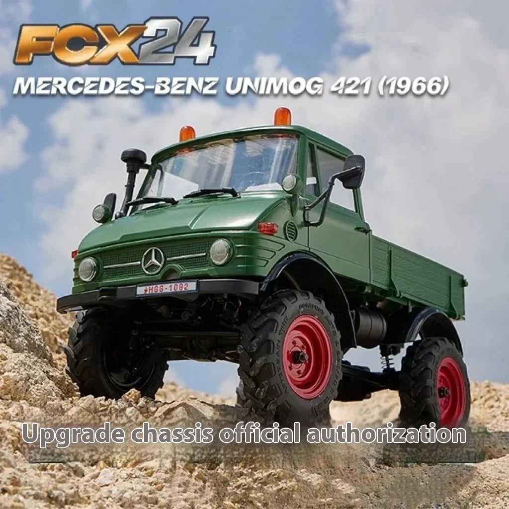 FMS New 1/24 Unimog FCX Series Off-Road 4WD RC Climbing Car - Rare Gift