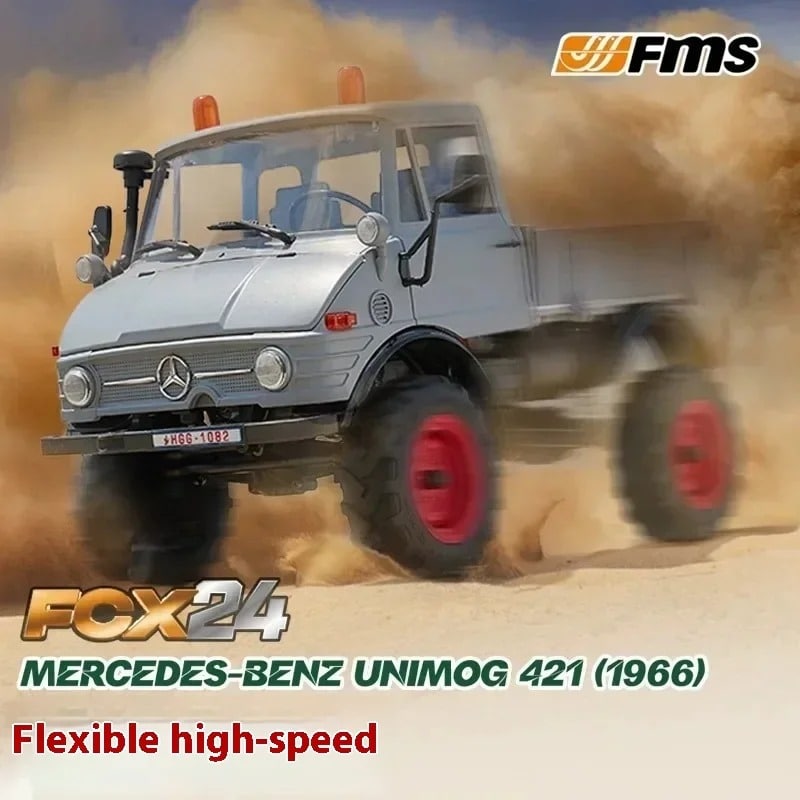 FMS New 1/24 Unimog FCX Series Off-Road 4WD RC Climbing Car - Rare Gift